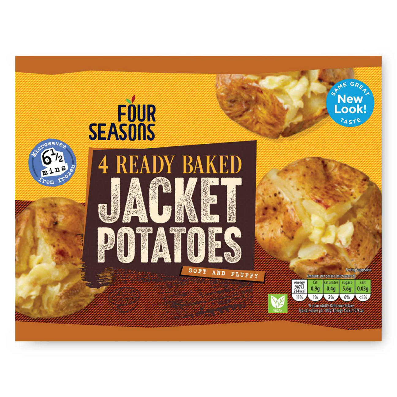 Ready Baked Jacket Potatoes 4 Pack | ALDI UK